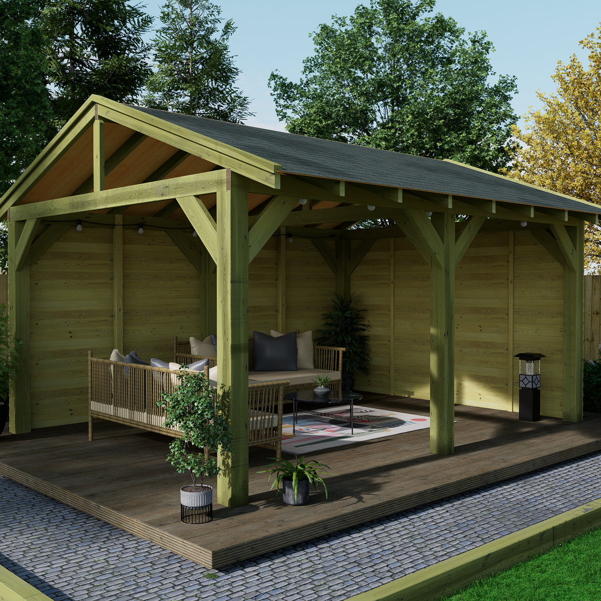 Wood Gazebo Side Panels: Style & Functionality – Timbakit