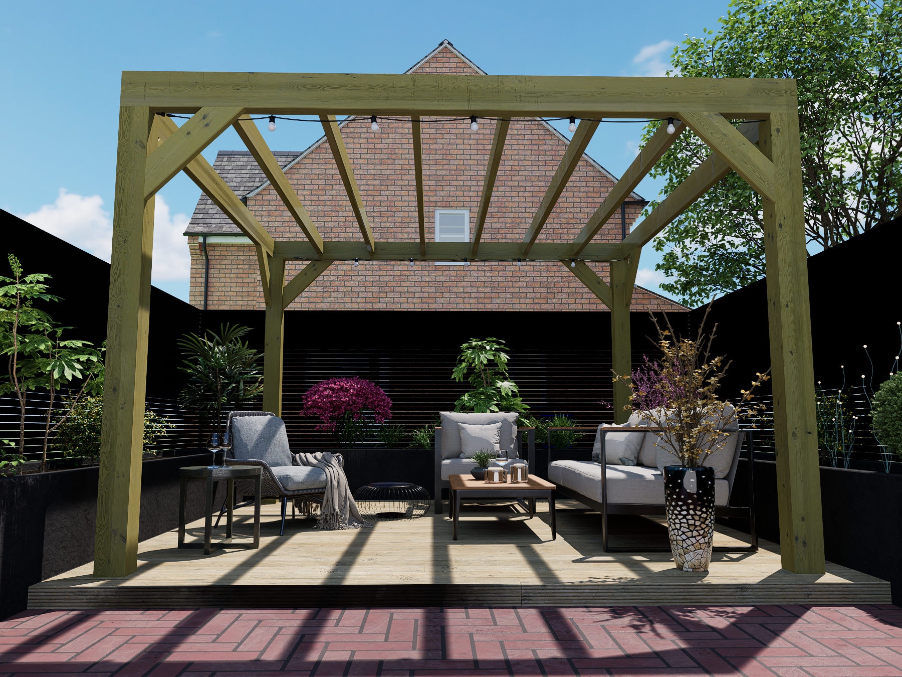Box Pergola: A Perfect Blend of Shade & Style – Timbakit