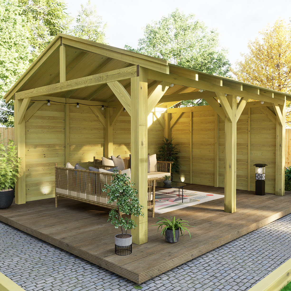 Wood Gazebo Side Panels: Style & Functionality – Timbakit