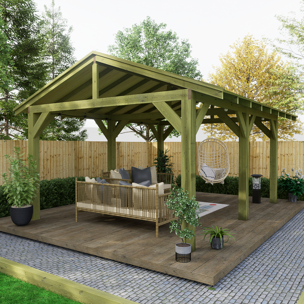 Transform Your Garden with Apex Wooden Gazebo – Timbakit